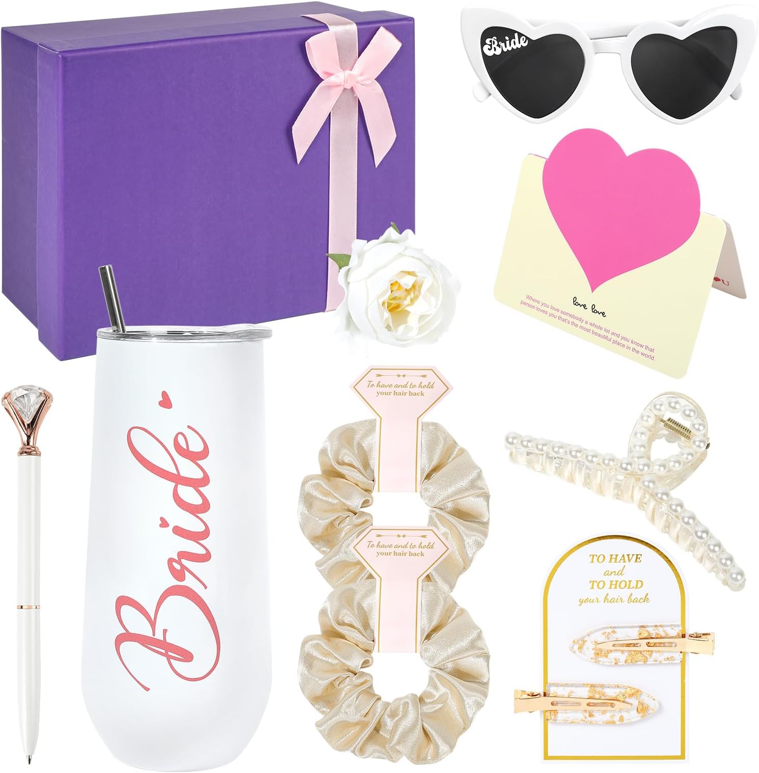 Amazon.com: Bride To Be Gifts,Bridal Shower Gifts Box, Bachelorette ...