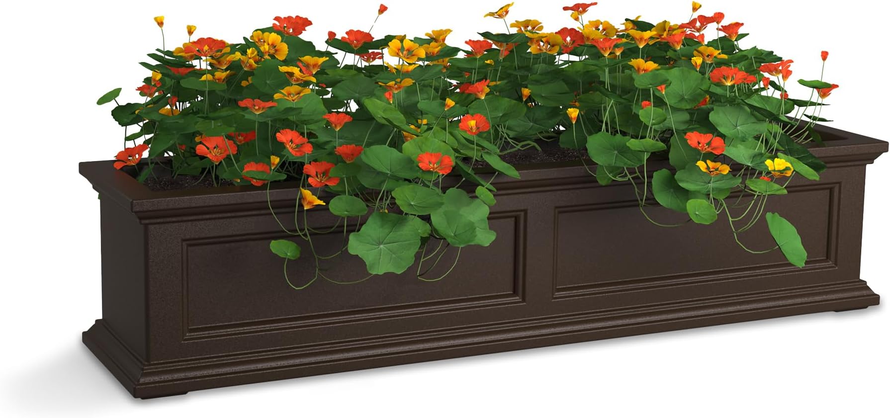 Amazon.com : Wood Window Box Planter - Buffalo Brown : Patio, Lawn & Garden
