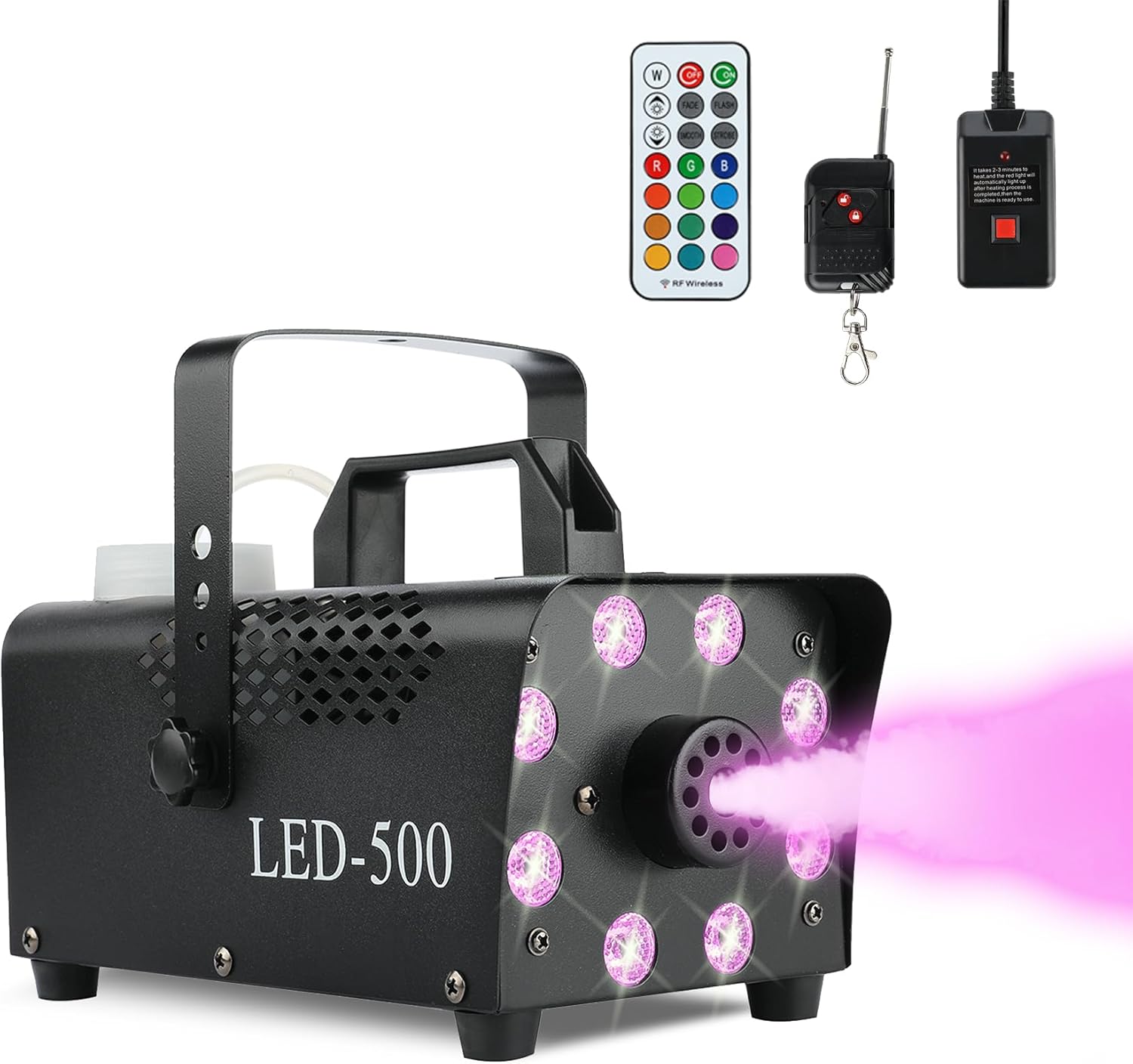 Amazon.com: FSCGIFE Fog Machine, Smoke Machine with 13 Color ...