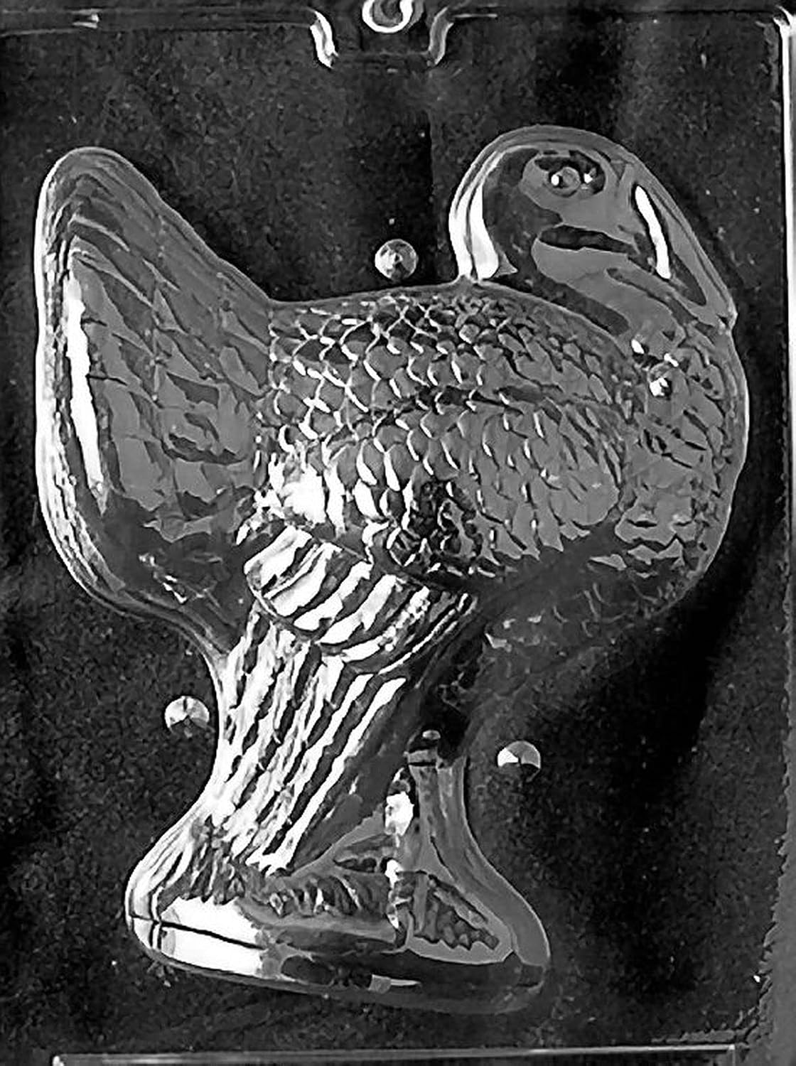Amazon.com: Chocolate Molds Large 7 3/4 3D Turkey Piece Centerpiece ...