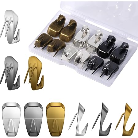 Amazon.com: BOXOB 12Pcs Cubicle Hooks for Fabric Walls, Metal Cubicle ...