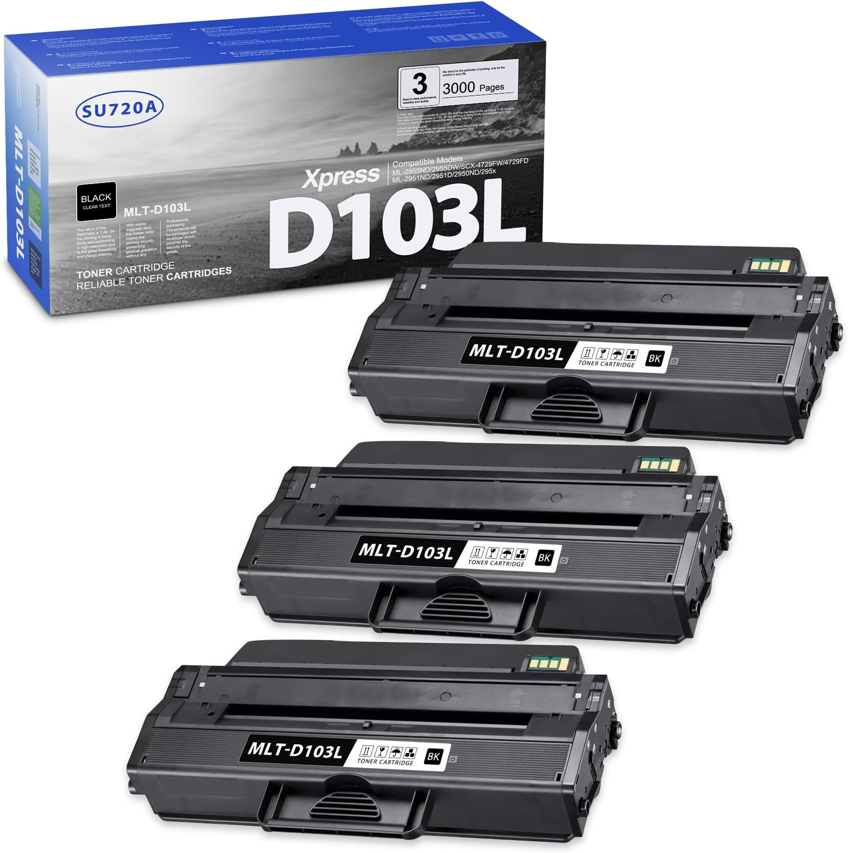 Amazon.com: D103S MLT-D103S Black Toner Cartridge - Replacement for ...