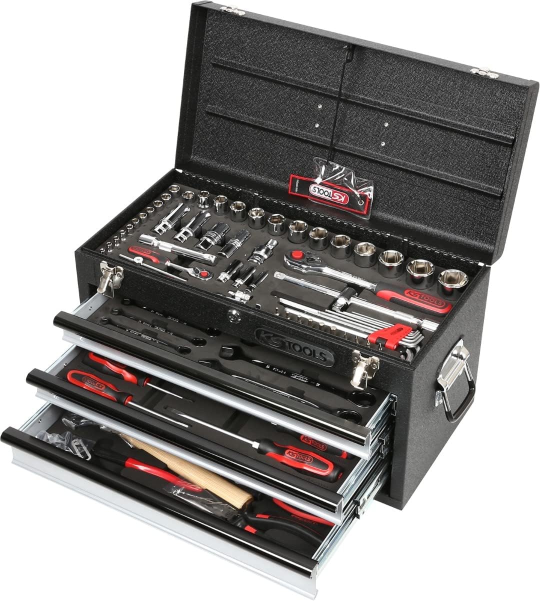 KS Tools 918.0100 1/4-inch Plus 1/2-inch Chrome Plus Tool Set (99 ...