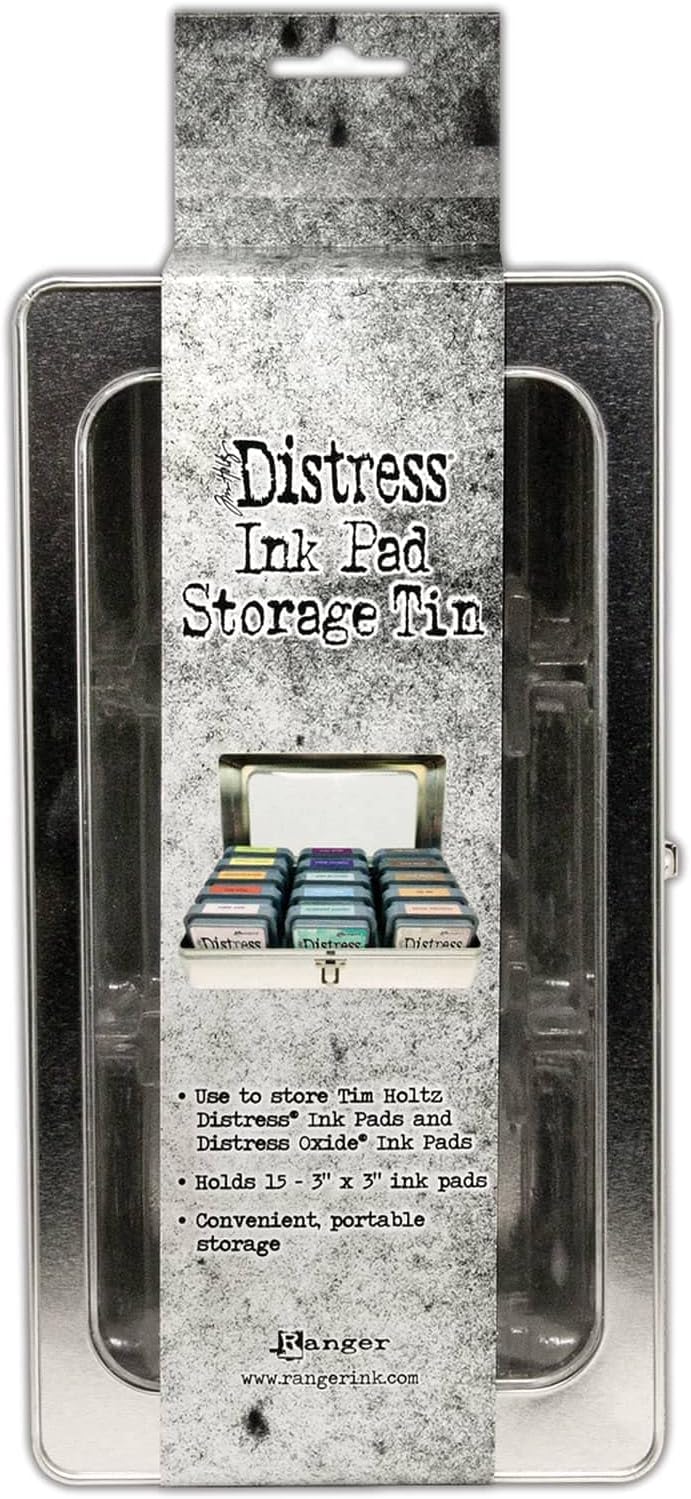 Amazon.com: 6 Pack: Tim Holtz Distress® Ink Pad Storage Tin : Arts ...