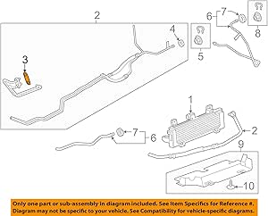 Amazon.com: GM 23135703 SEAL-TRANS FLUID CLR PIPE FTG : Automotive