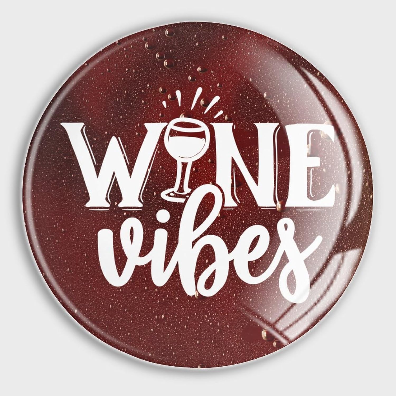 Luckluccy Wine Vibes Glass Fridge Magnets Red Wine Grape Cute Magnets ...