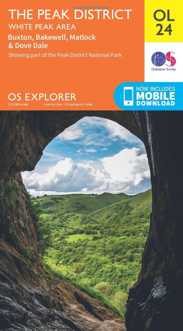 OS Explorer OL24 The Peak District (OS Explorer Map) : Ordnance Survey ...
