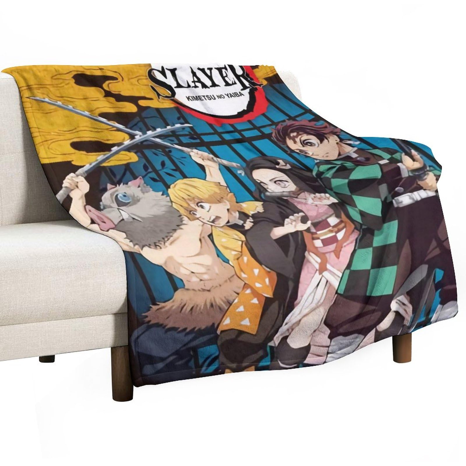 Amazon.com: Anime Characters Cute Throw Blankets Ultra-Soft Flannel ...