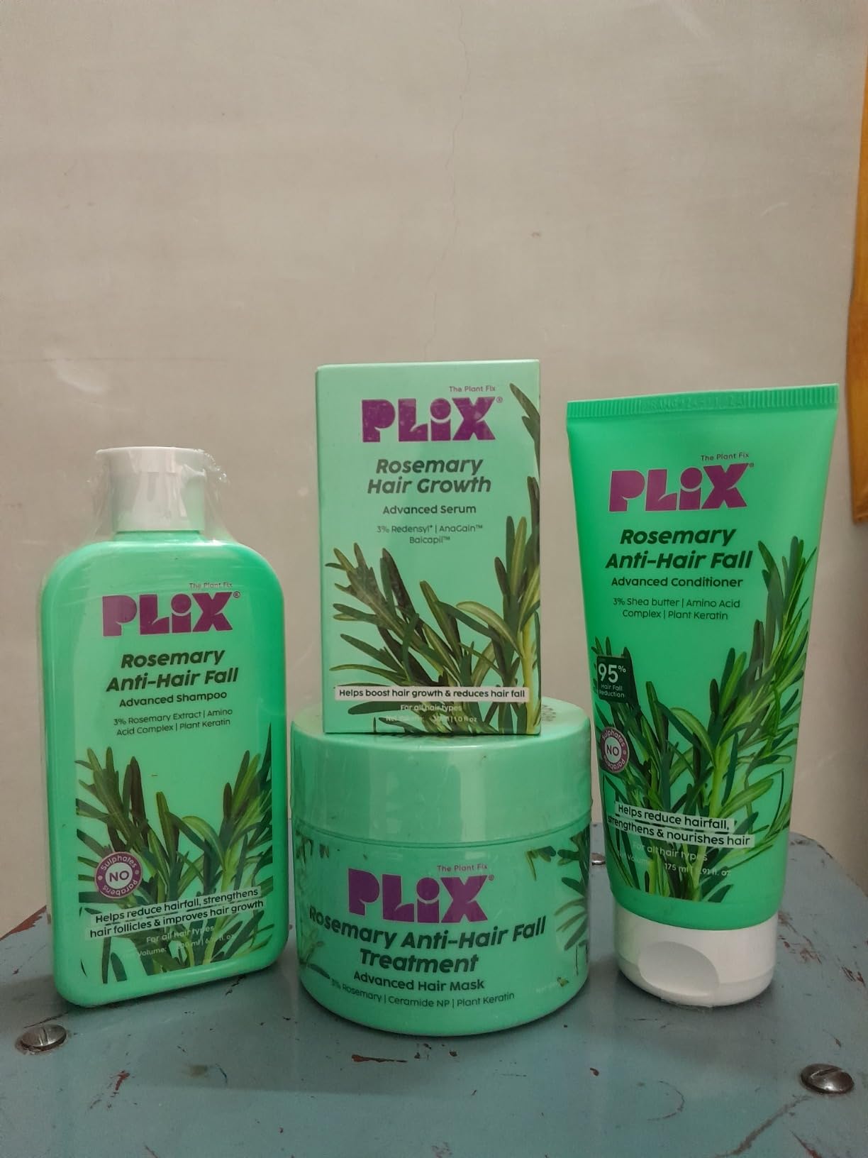 PLIX - THE PLANT FIX | Rosemary Anti Hairfall Kit - Serum (30ml ...