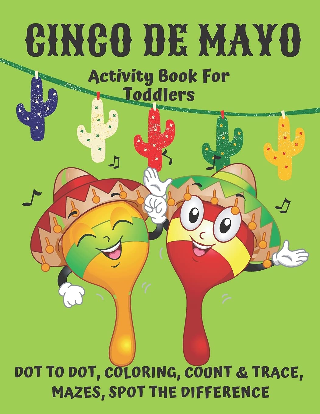Buy Cinco De Mayo Coloring, Dot To Dot Activity Book For Toddlers ...