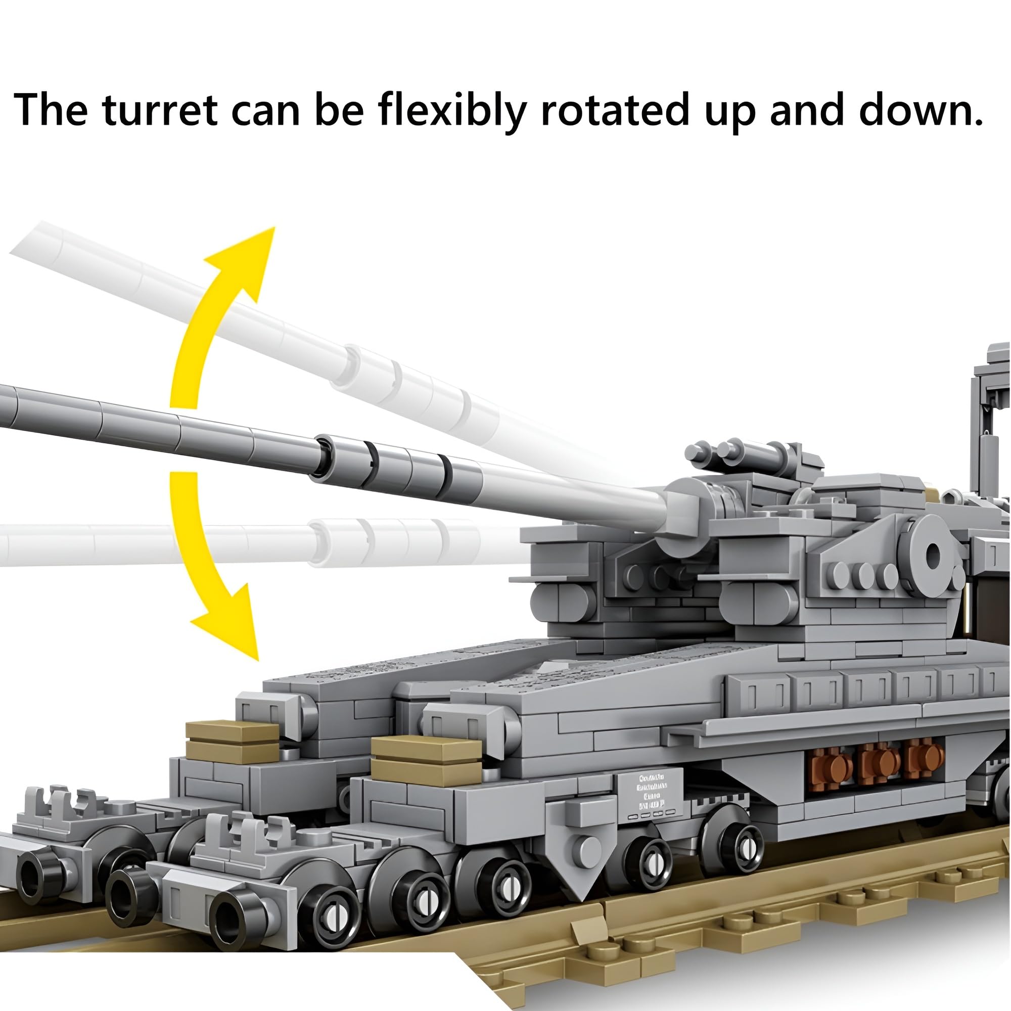 Military Tank Building Kit, 628 PCS Army Dora Tank Building Kit for ...