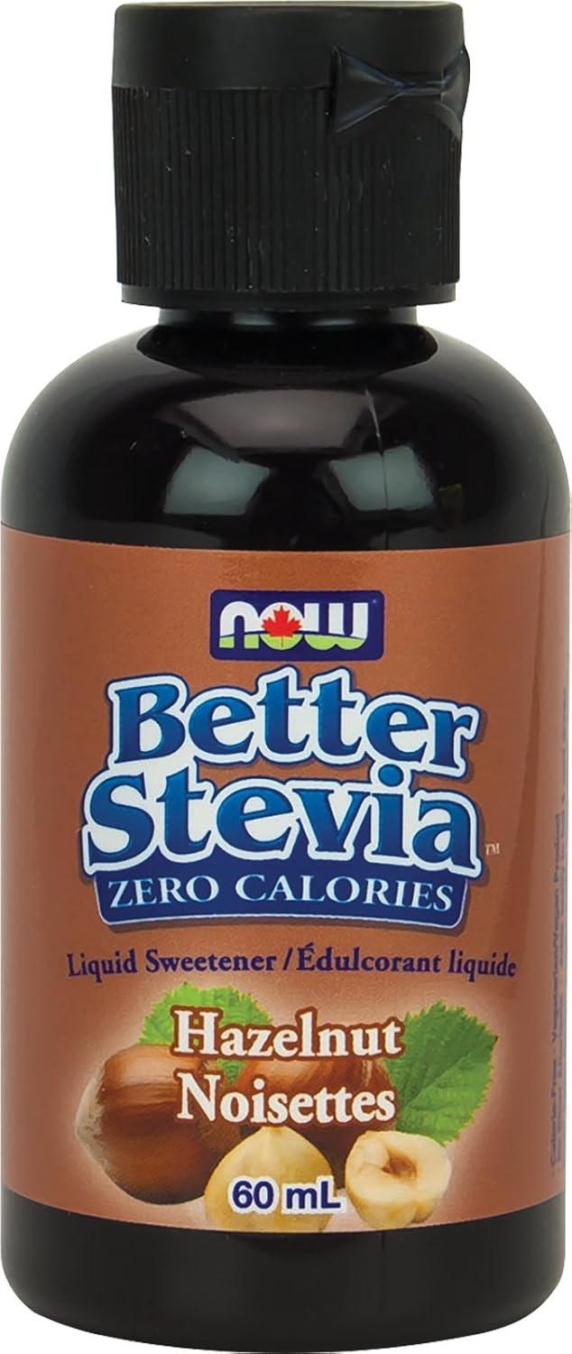 Now Foods Stevia Liquid Extract (Hazelnut) 60mL : Amazon.ca: Health ...