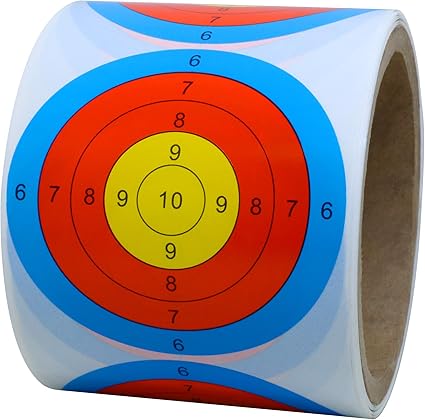 Hybsk 3 Inch Shooting Target Stickers Adhesive Gun Targets for Shooting ...