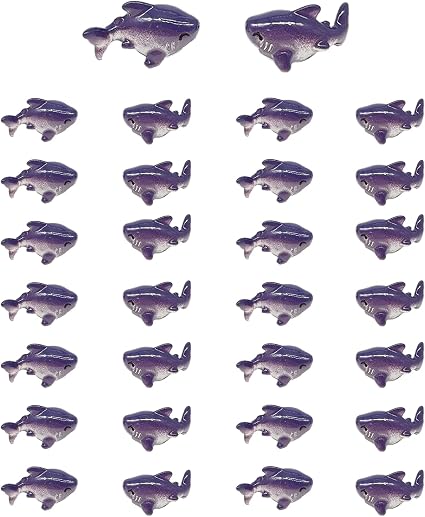 Amazon.com: SXYYDSG 30Pcs Resin Shark, Mini Shark Statue, Tiny Shark ...