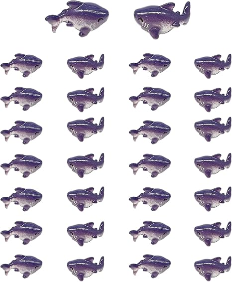 Amazon.com: SXYYDSG 30Pcs Resin Shark, Mini Shark Statue, Tiny Shark ...