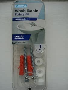 Plasplugs Wash Basin Fixing Kit : Amazon.co.uk: DIY & Tools