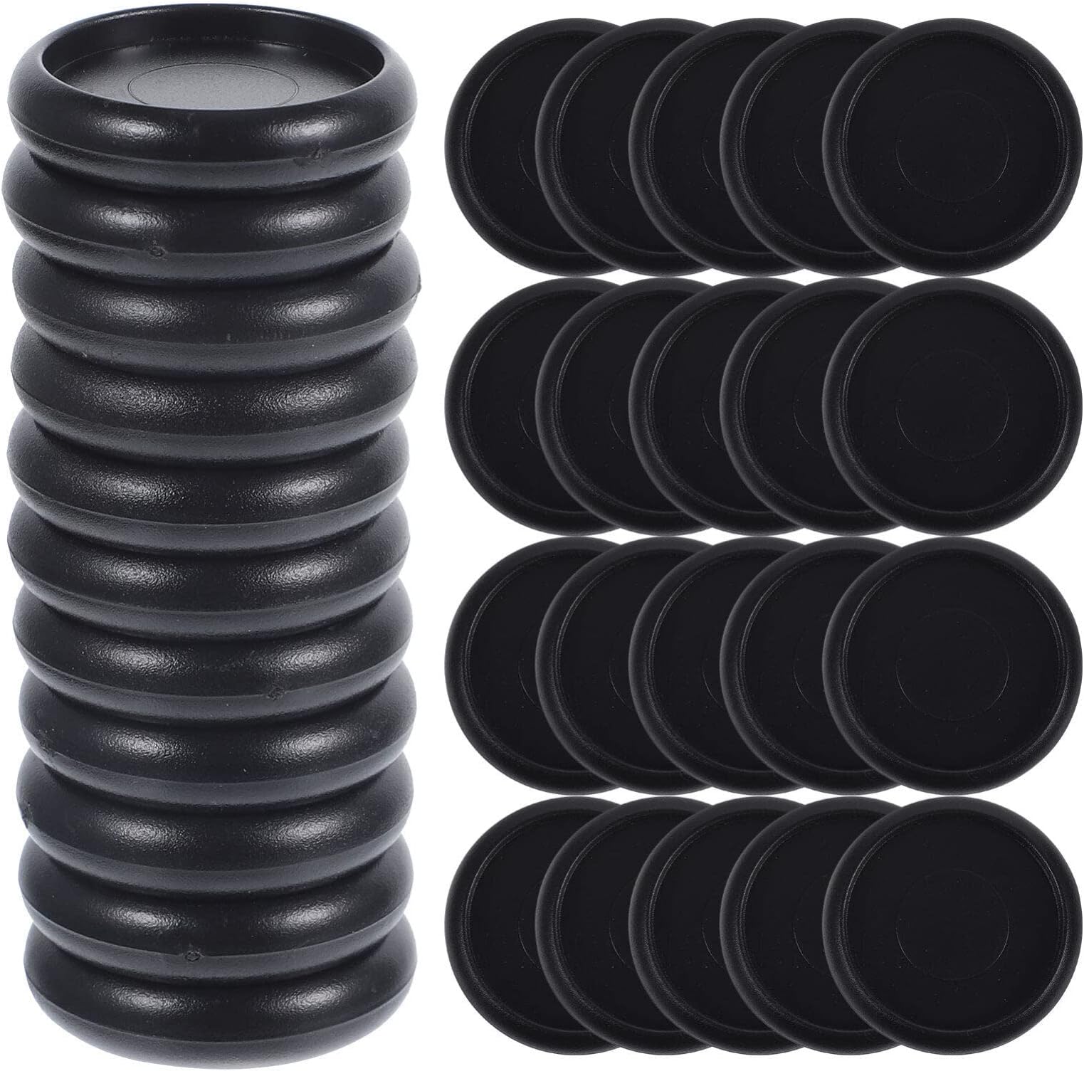 Amazon.com : Eleven Discs ½-Inch Black Plastic Discbound Expansion ...