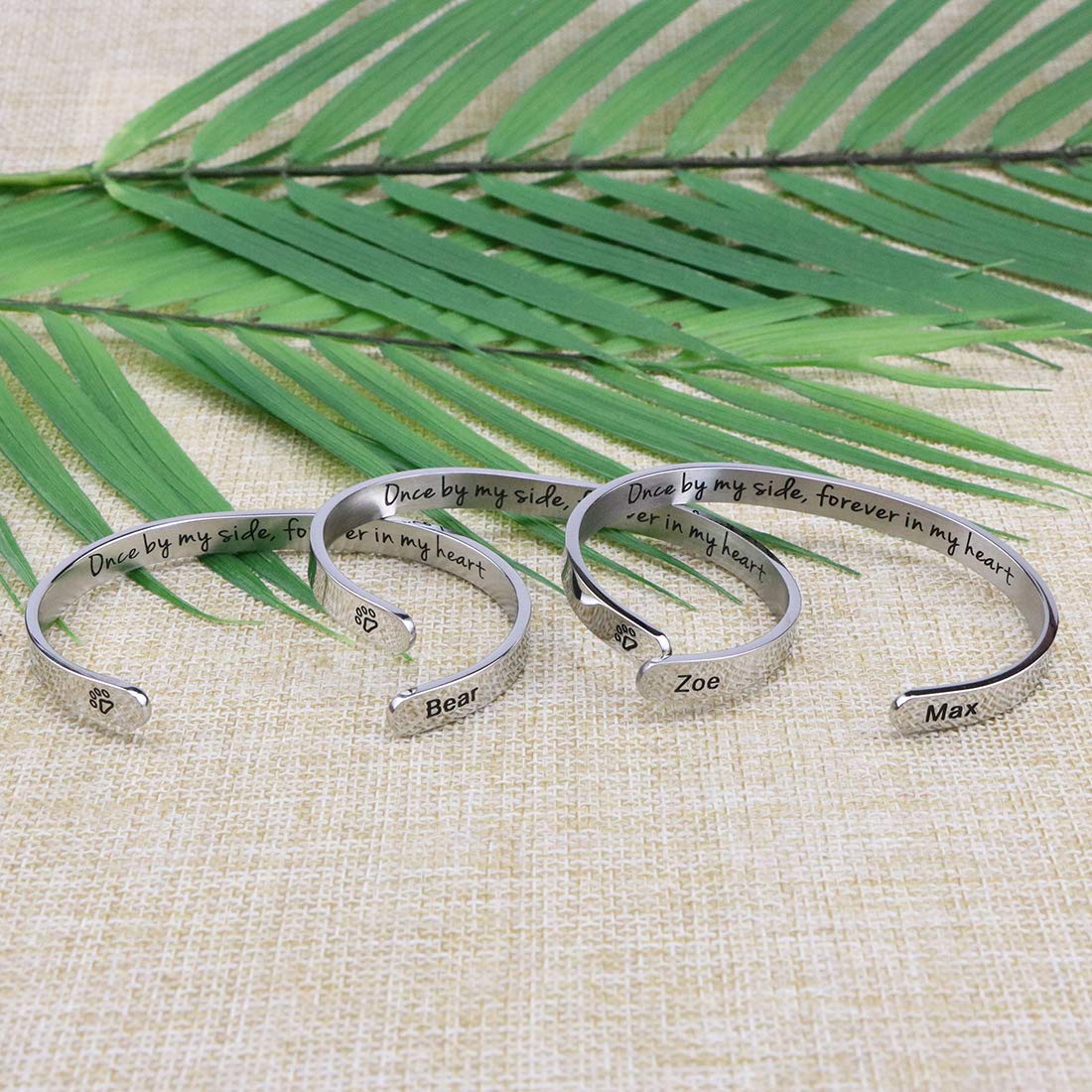 Snapklik.com : Personalized Dog Memorial Cuff Bracelets Remembrance ...