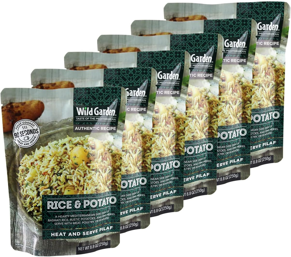 Amazon.com : Wild Garden Heat and Serve Pilaf, Rice & Potato, Fully ...