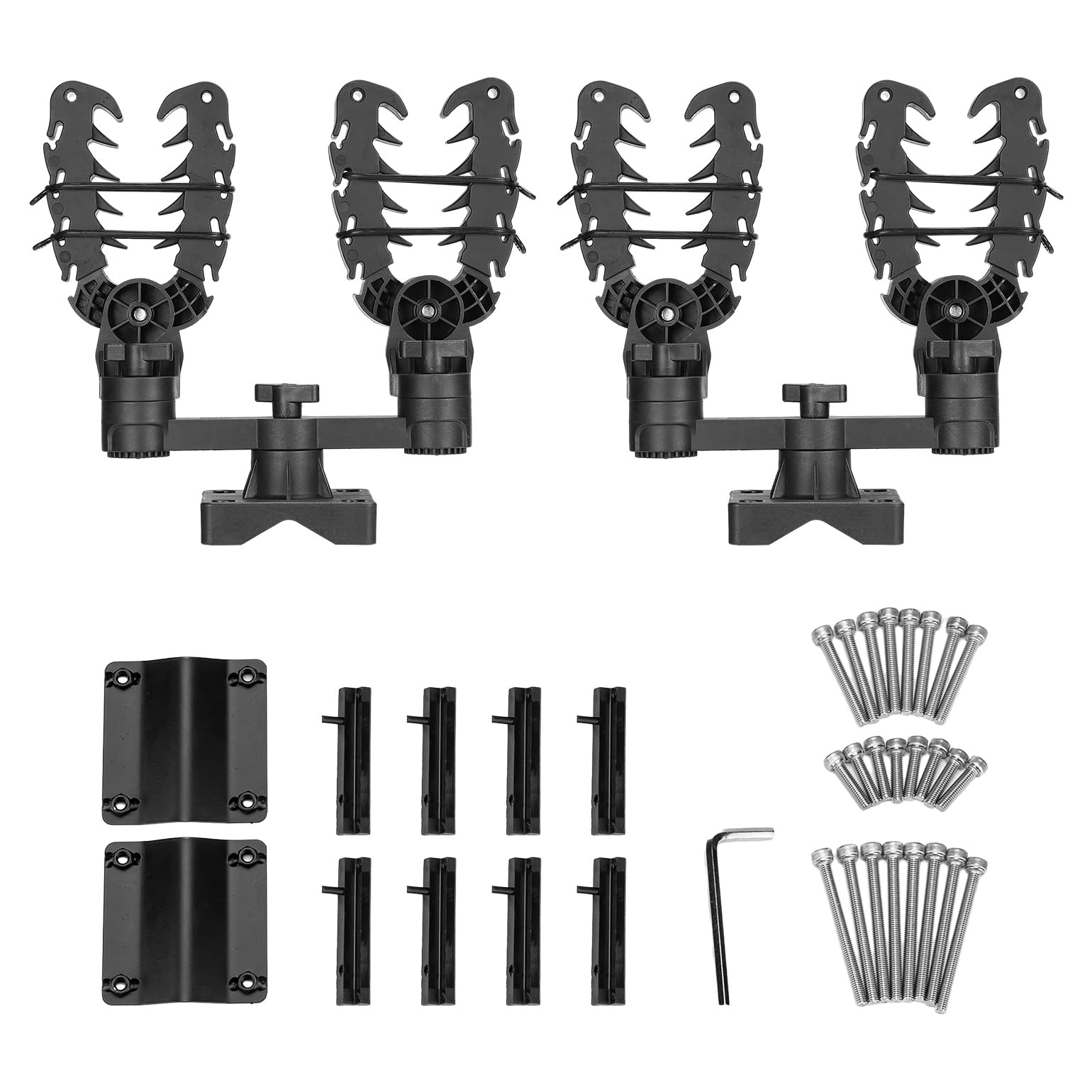 KEMIMOTO Double Gun Holder Rack for ATV, Gun Bow Mount for ATV UTV ...