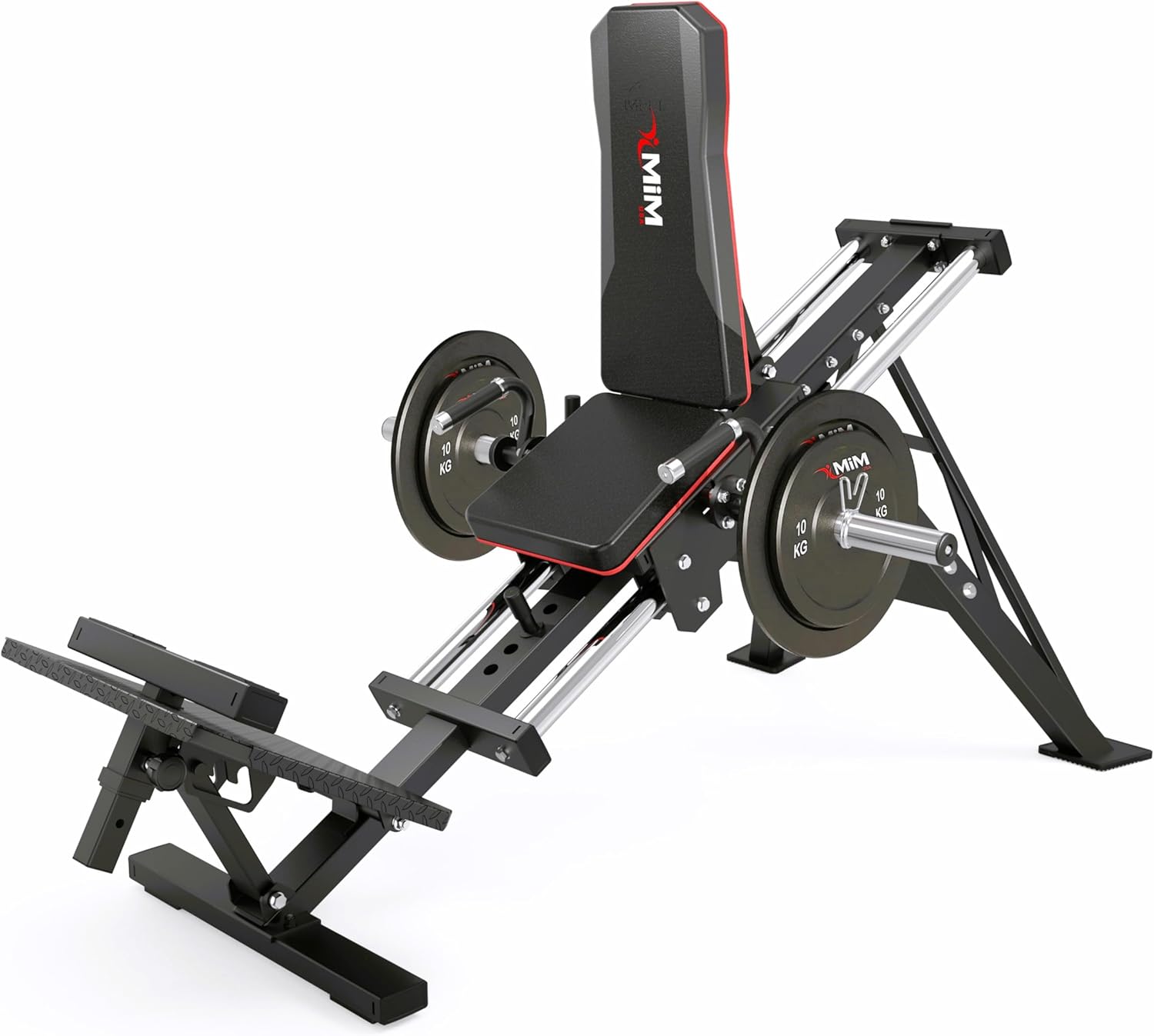 Progym Máquina de Prensa de piernas y Sentadillas Hack : Amazon.com.mx ...