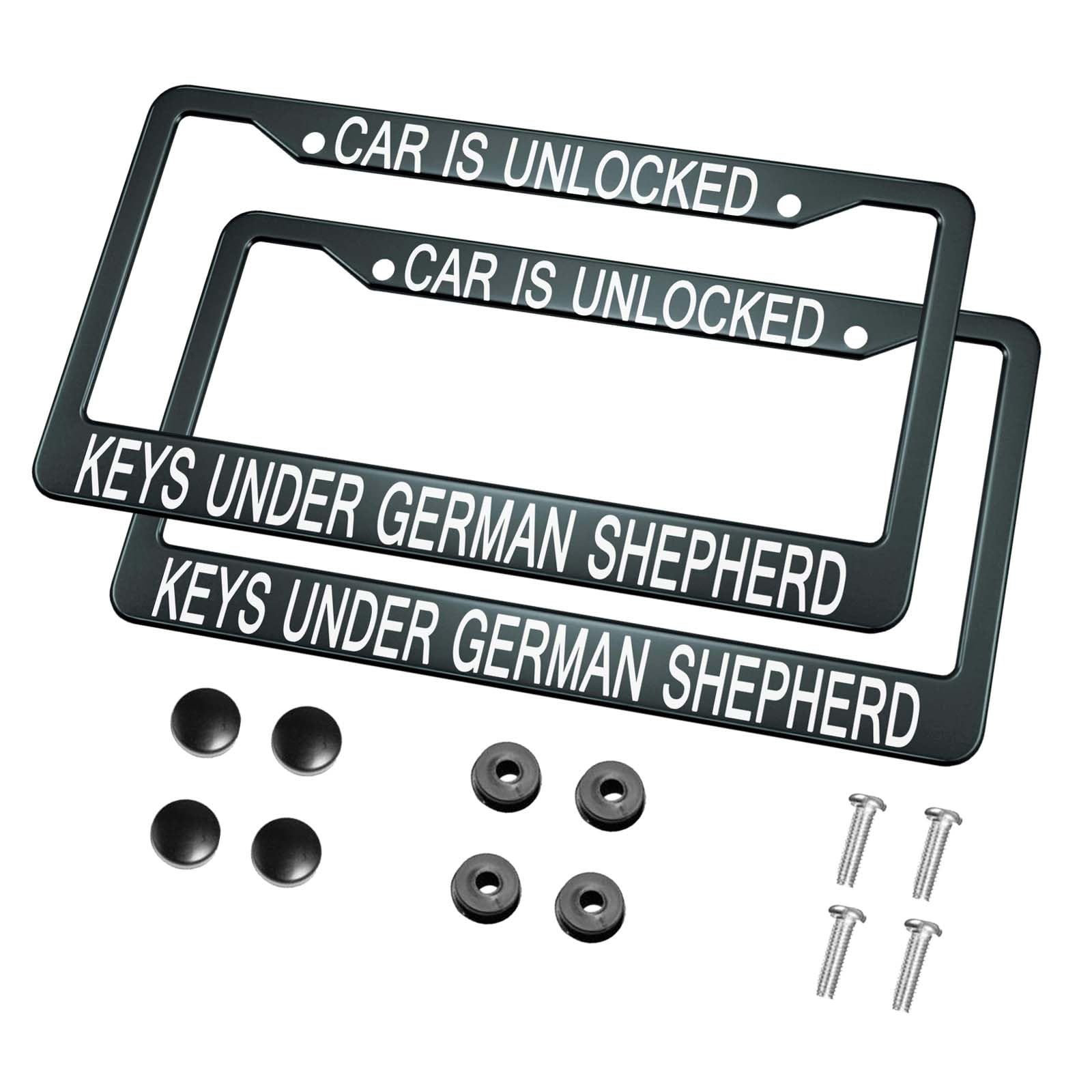 Amazon.com: HOSNYE Car is Unlocked Keys Under German Shepherd License ...