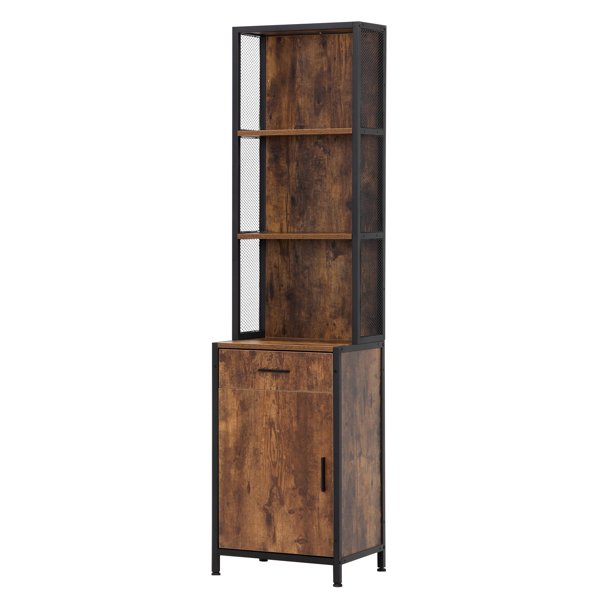 Amazon.com: RESHABLE Industrial Salon Station with 3-Tier Storage Shelf ...