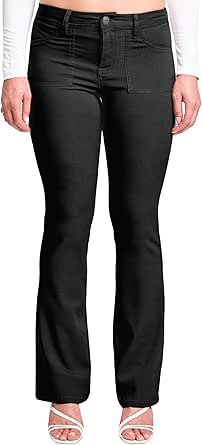 YMI Jeans Women's Hyperstretch Mid Rise Bootcut Pants at Amazon Women's ...