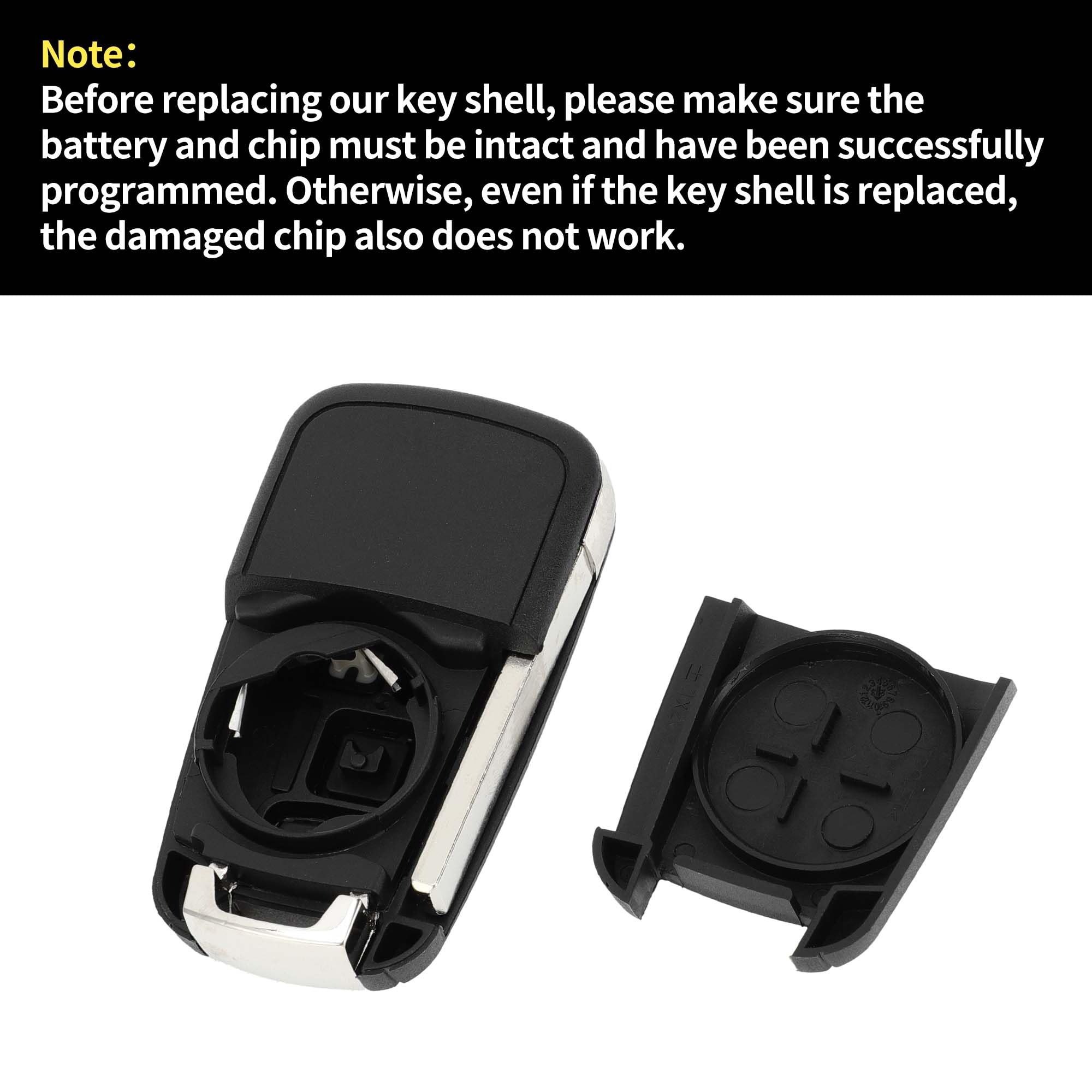 Key Fob Case Replacement Key Fob Cover Fit For 2015 2016 2017 Ford F150 ...