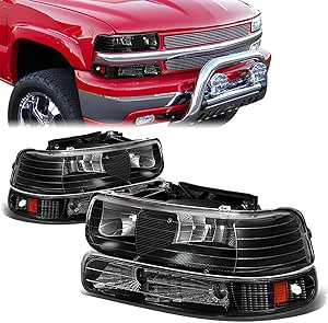 Amazon.com: D SOLUTIONS Headlights Assembly Compatible with Chevy ...
