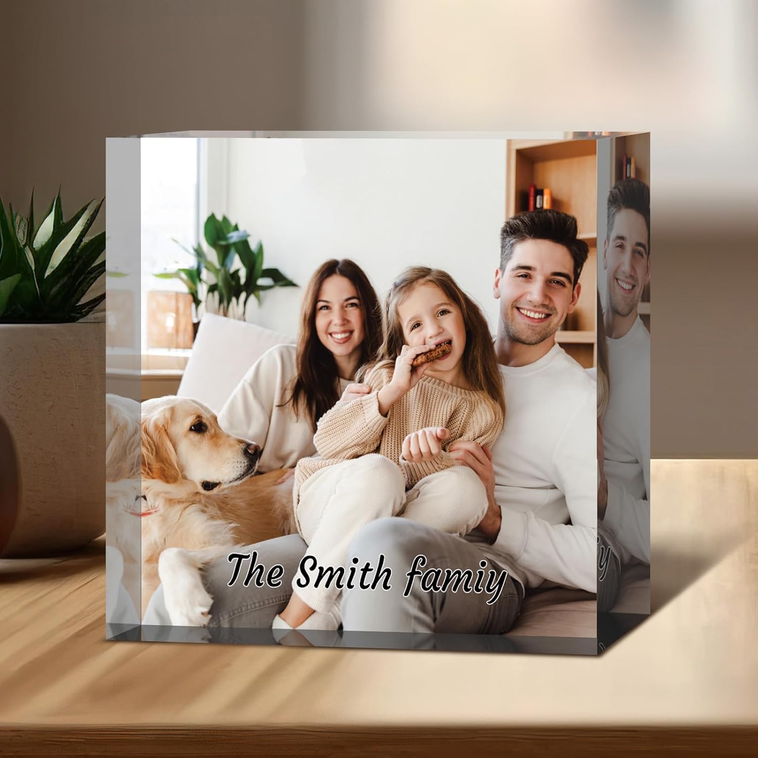 Amazon.com - KOPPIE Personalized Acrylic Photo Block, Custom picture ...