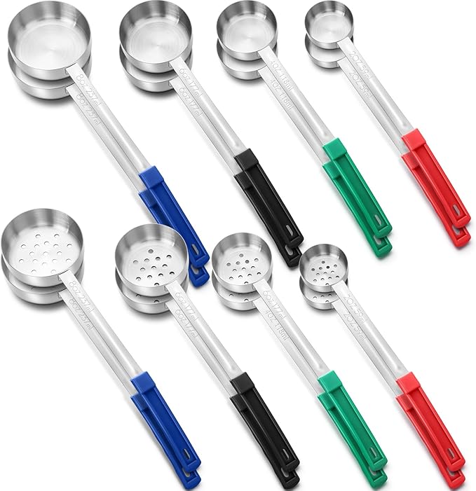 Amazon.com: Teenyyou 16 Pcs Portion Control Serving Spoons, Restaurant ...