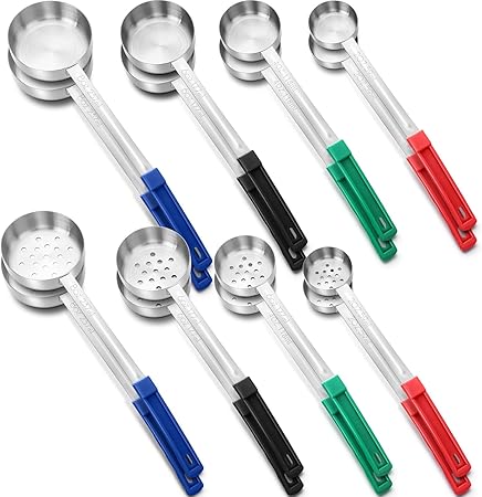 Amazon.com: Teenyyou 16 Pcs Portion Control Serving Spoons, Restaurant ...