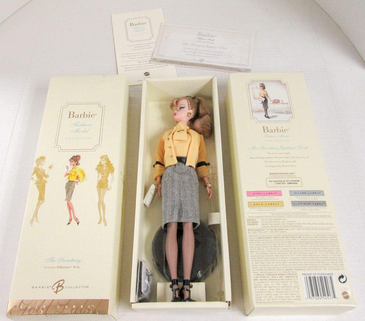 Barbie Career - The Secretary Barbie Doll International Exclusive ...