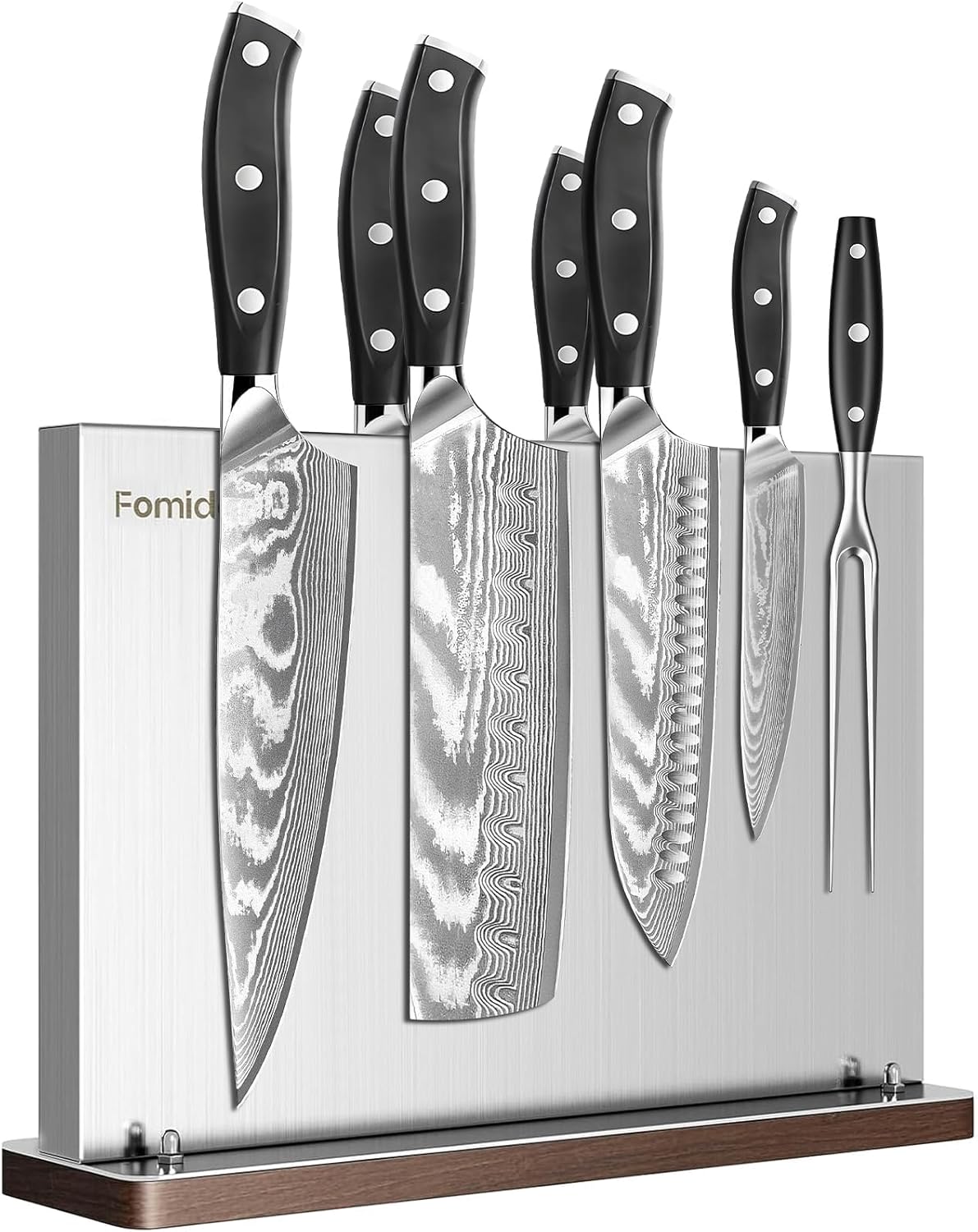 Amazon.com: Fomidao Magnetic Knife Holder Stand,Stainless Steel ...