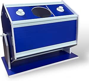 The Laser Factory Tombola Raffle Ticket Spinner Drum (Blue)- For ...
