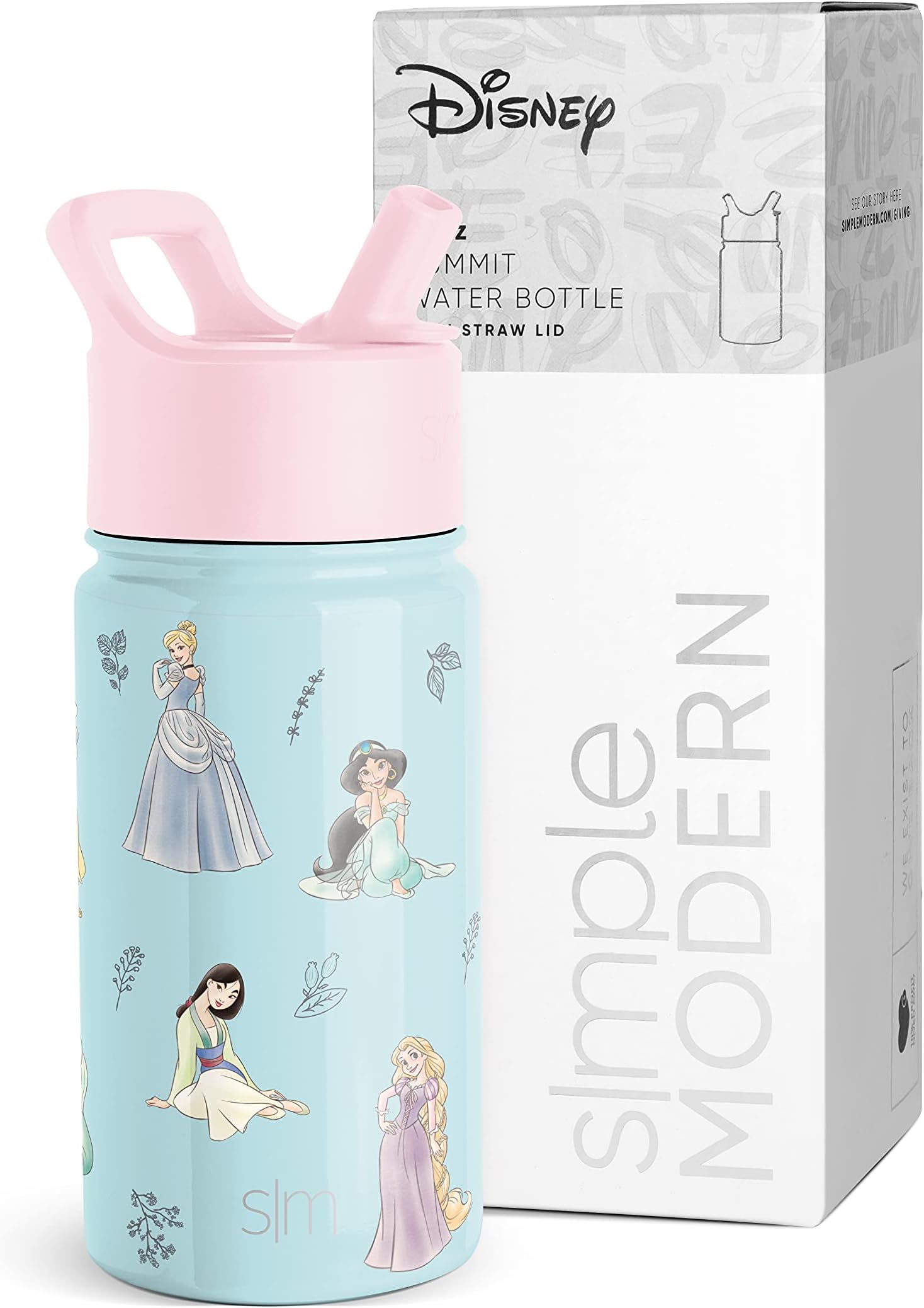 Amazon.com: ACESAK 18oz Kids Insulated Water Bottle with Straw Lid - 18 ...