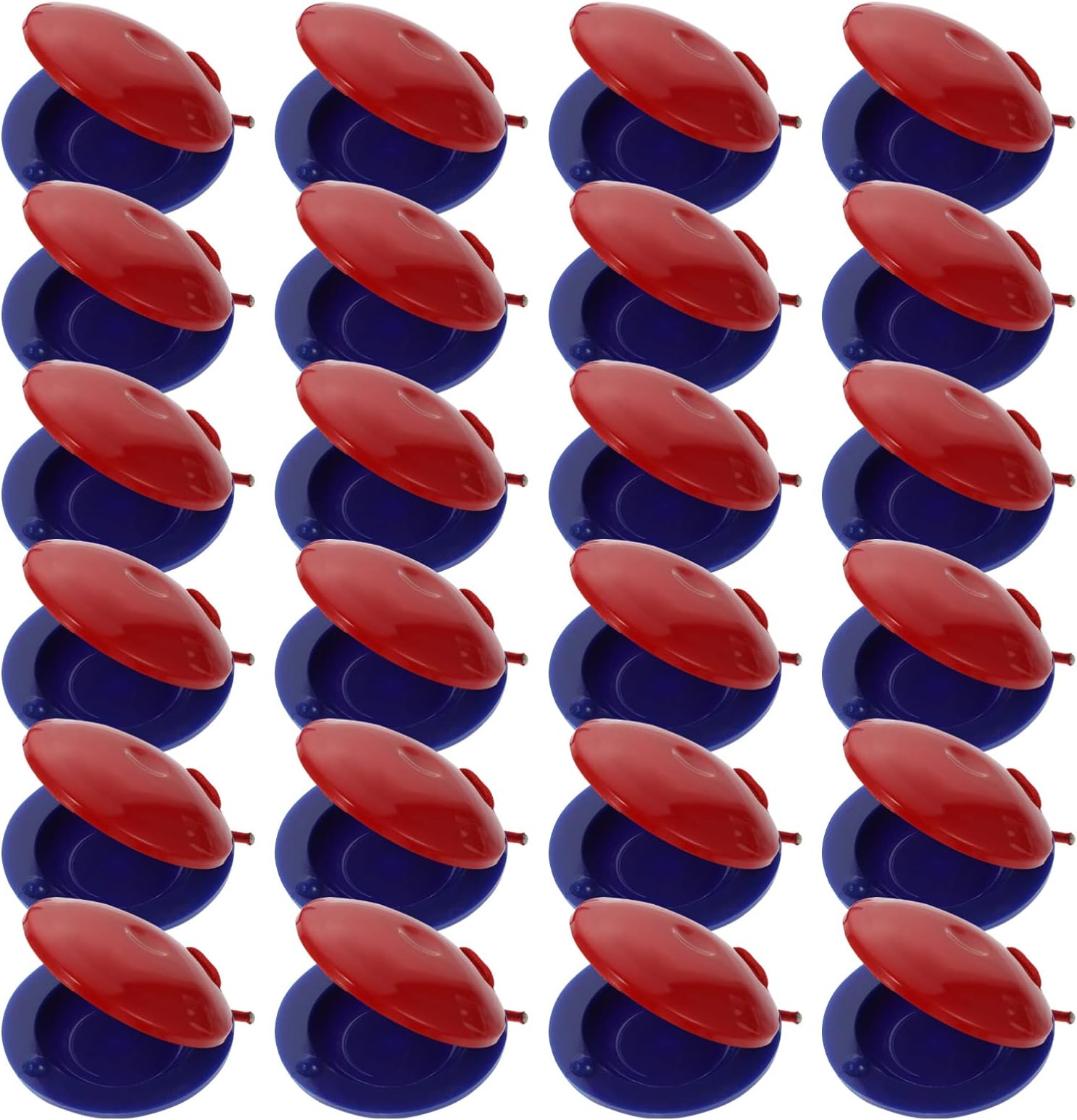 Amazon.com: DOXISHRUKY 6pcs Wooden Finger Castanets, Blue and Red ...