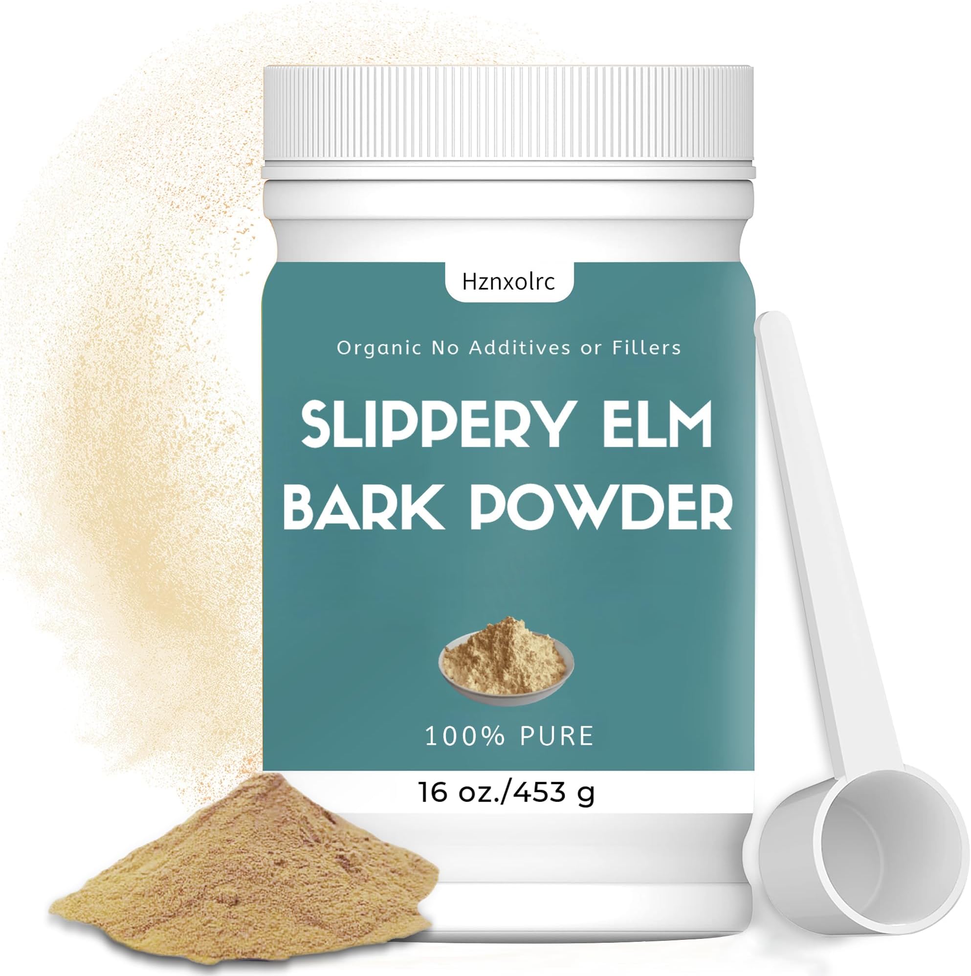 Amazon.com: 16 oz Slippery Elm Powder Organic, Slippery Elm Bark Powder ...
