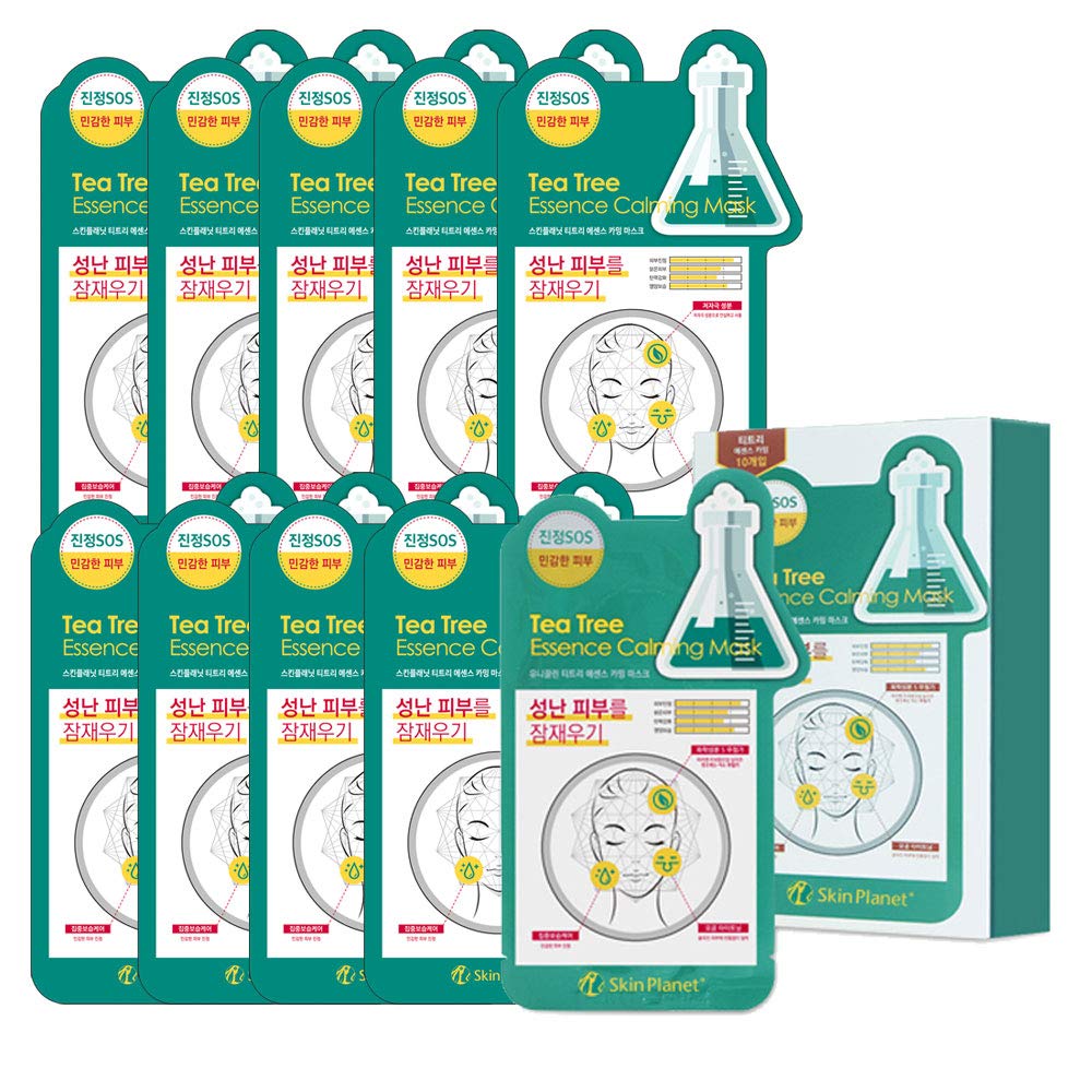 Amazon.com : Pack of 10, The Elixir Beauty Korean Cosmetics Tea Tree ...