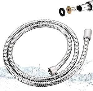 Stainless Steel Metal Longlife Shower Hose Compatible with Grohe ...
