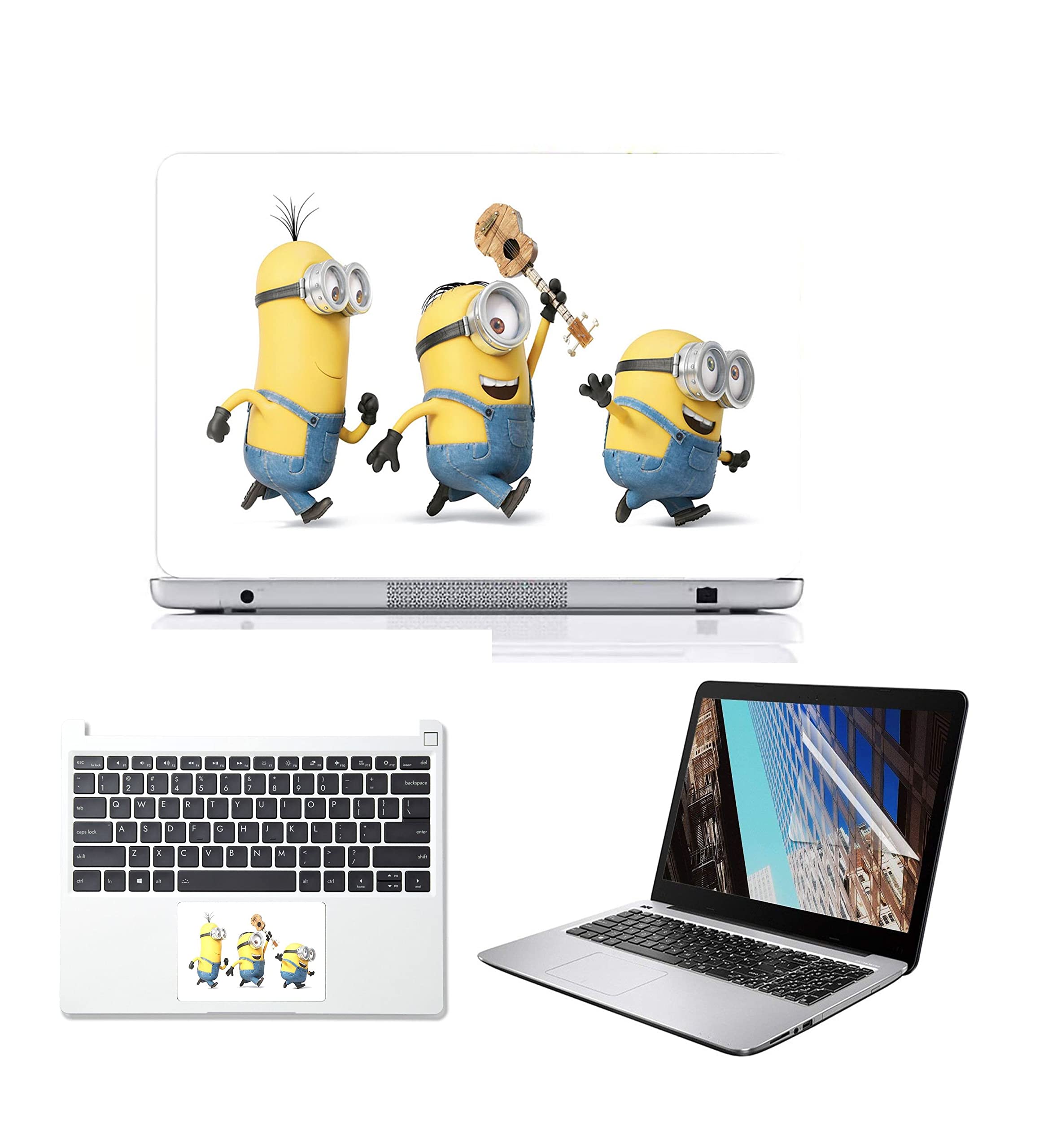 Buy Ecomaholics 3 in 1 - Screen guard (glossy), Skin and touchpad ...