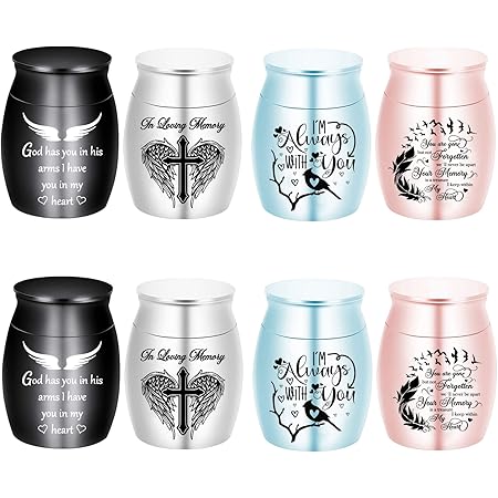 Amazon.com: Small Keepsake Urns for Human Ashes - Set of 6 - Share Urn ...