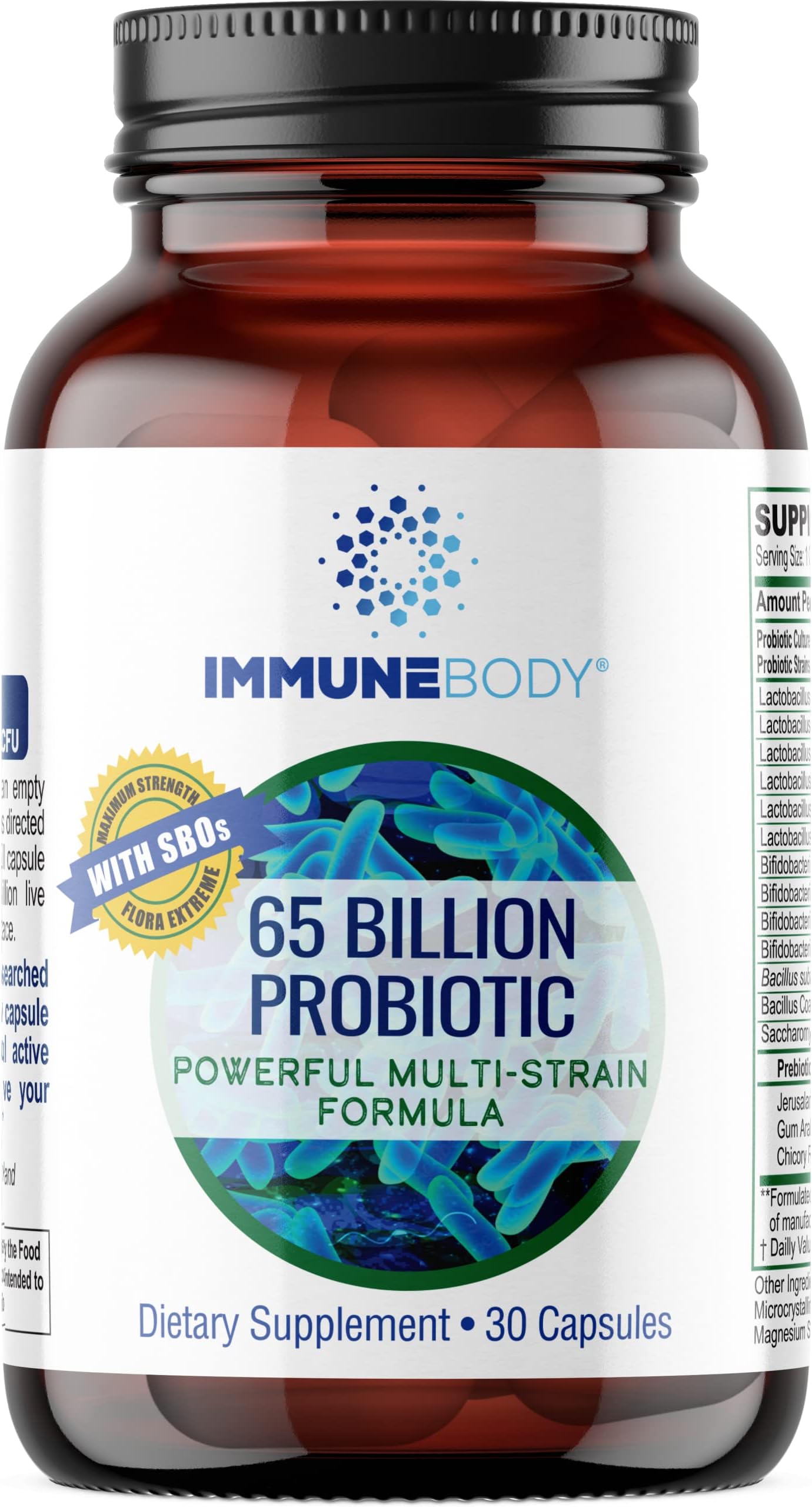 Amazon.com: ImmuneBody - Ultimate Digestive Health Probiotic - 65 ...