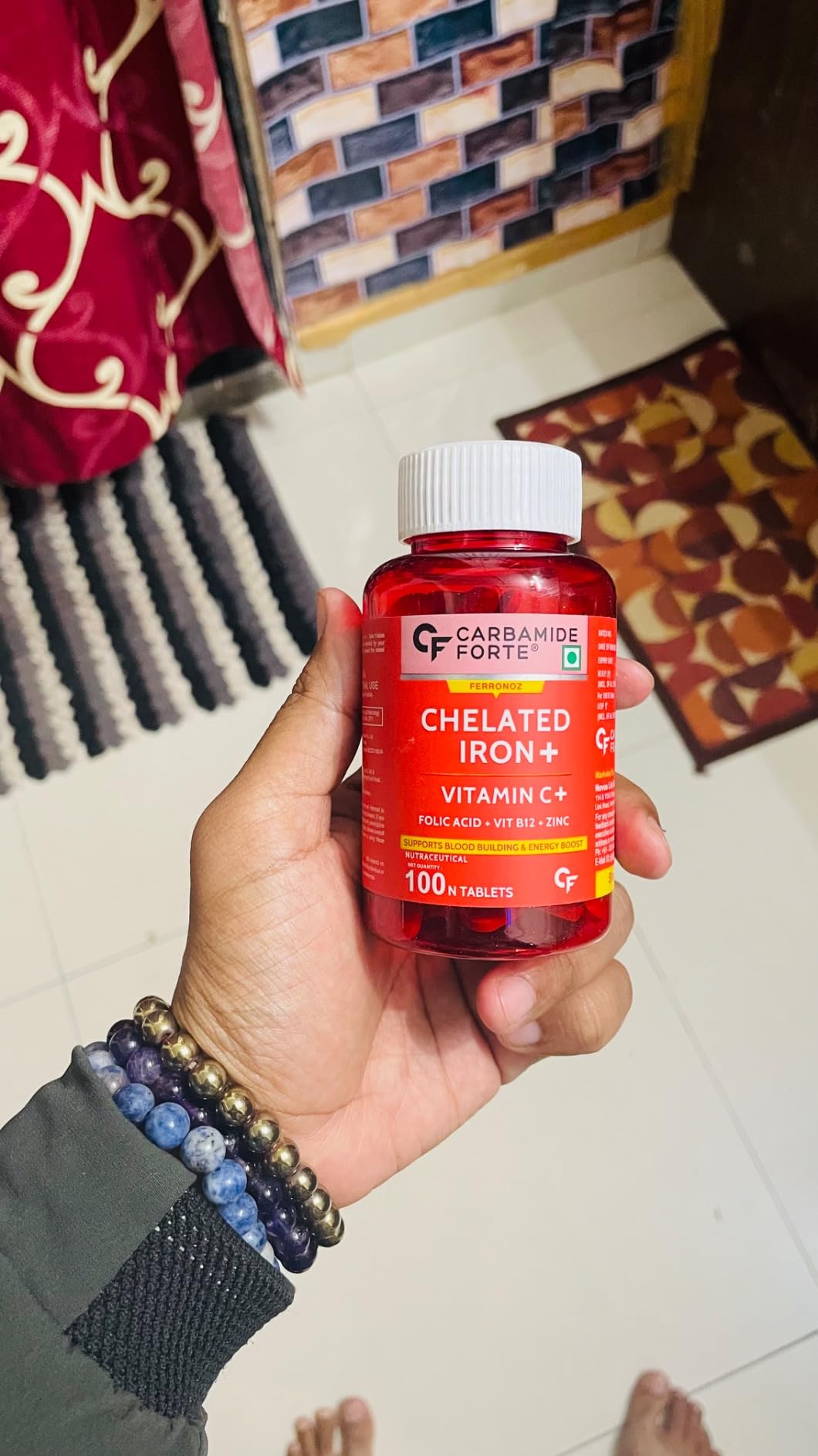 Carbamide Forte Chelated Iron Supplement for Women and Men with Vitami