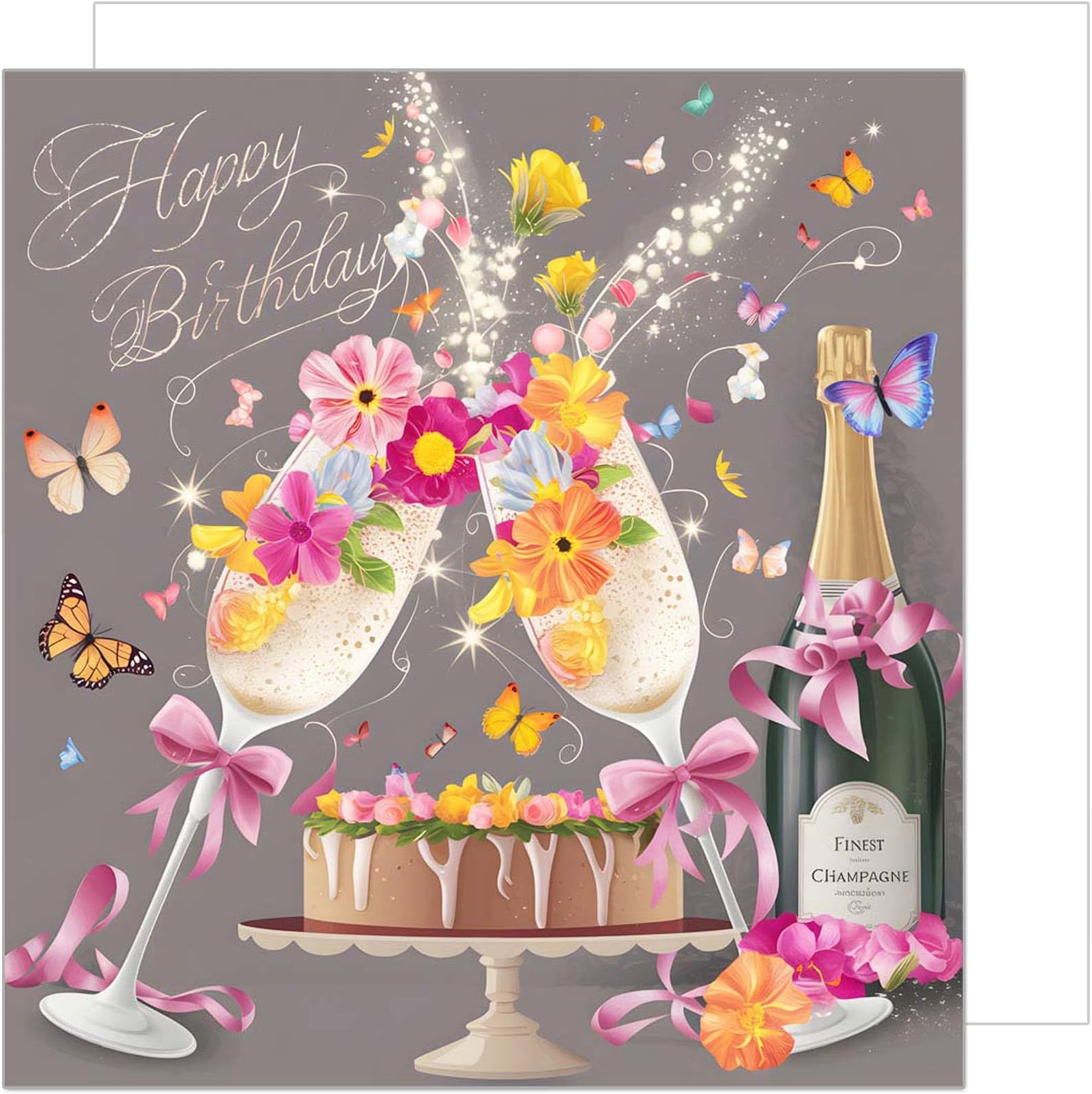 Edition Seidel Premium Square Birthday Card with Envelope. Happy ...