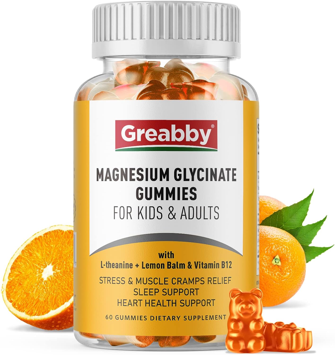 Amazon.com: Magnesium Glycinate Gummies with Vitamin B12 - chewable for ...