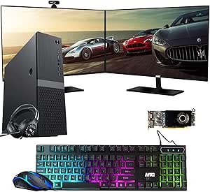 Amazon.com: Gaming Desktop PC Intel Core i5 8th Gen, TechMagnet Heera, RX 550, 16GB RAM, 512GB ...