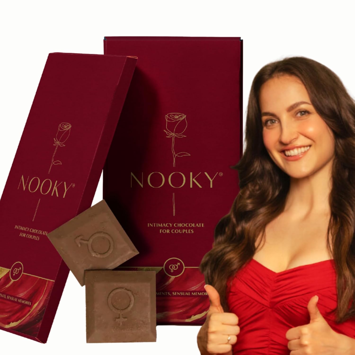 Nooky Premium Dark Chocolate for Men & Women (Pack of 2) | Dark Chocolate For Uplifting Mood ...