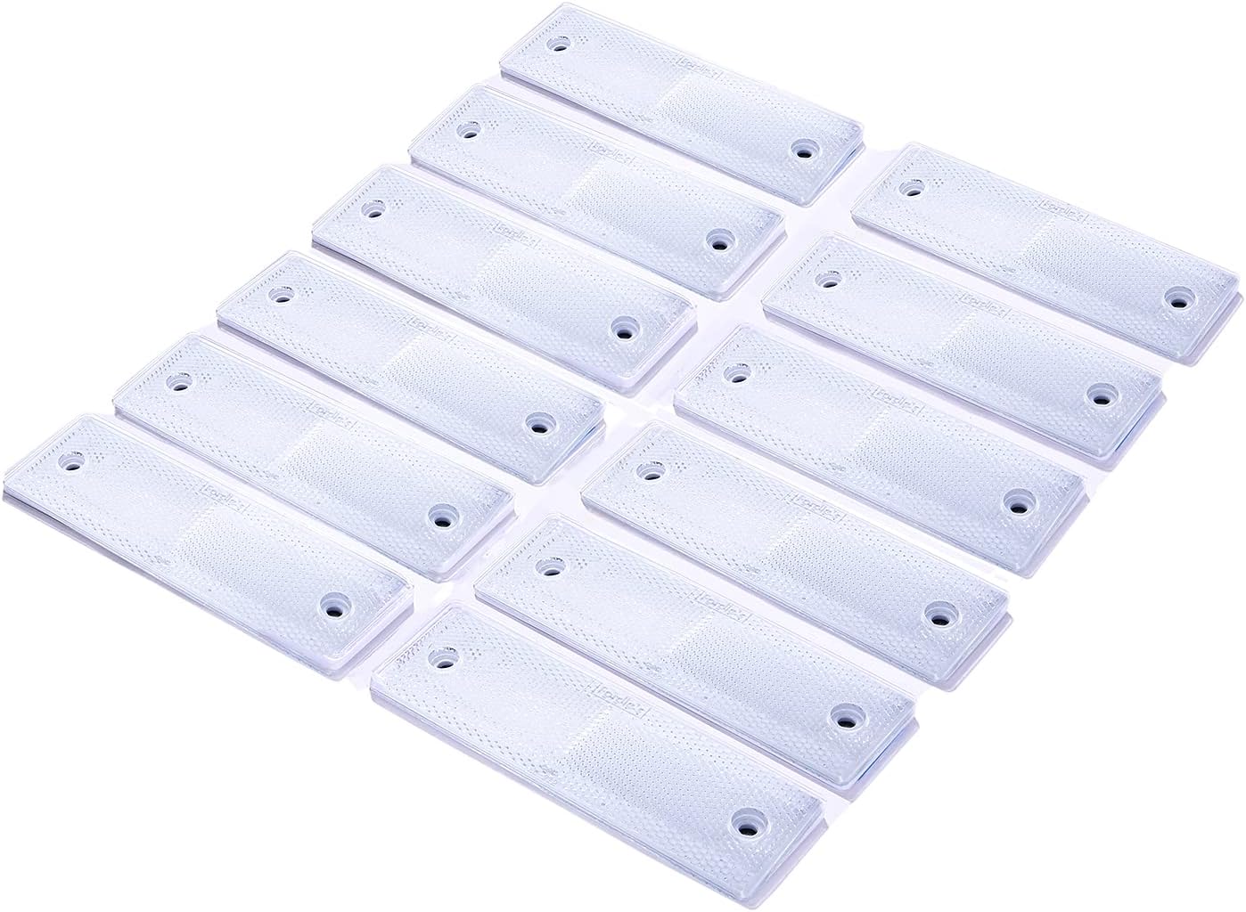 Fordle’s 12-Pack White Extra Large Rectangular Reflectors for Gate ...